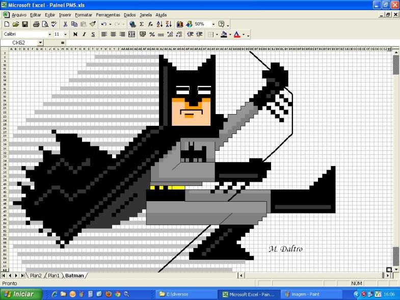 batman_excel_art_by_marcelodaltro-duofox - Duofox